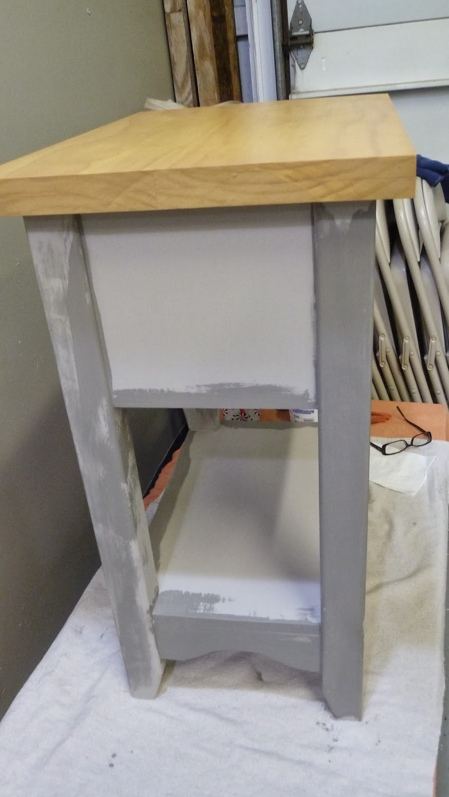 Cloudy Creations: Bedside Table Transformation