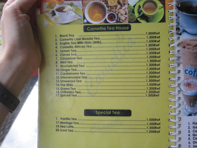 Steph's Cup of Tea: Camellia Tea House in Kigali, Rwanda