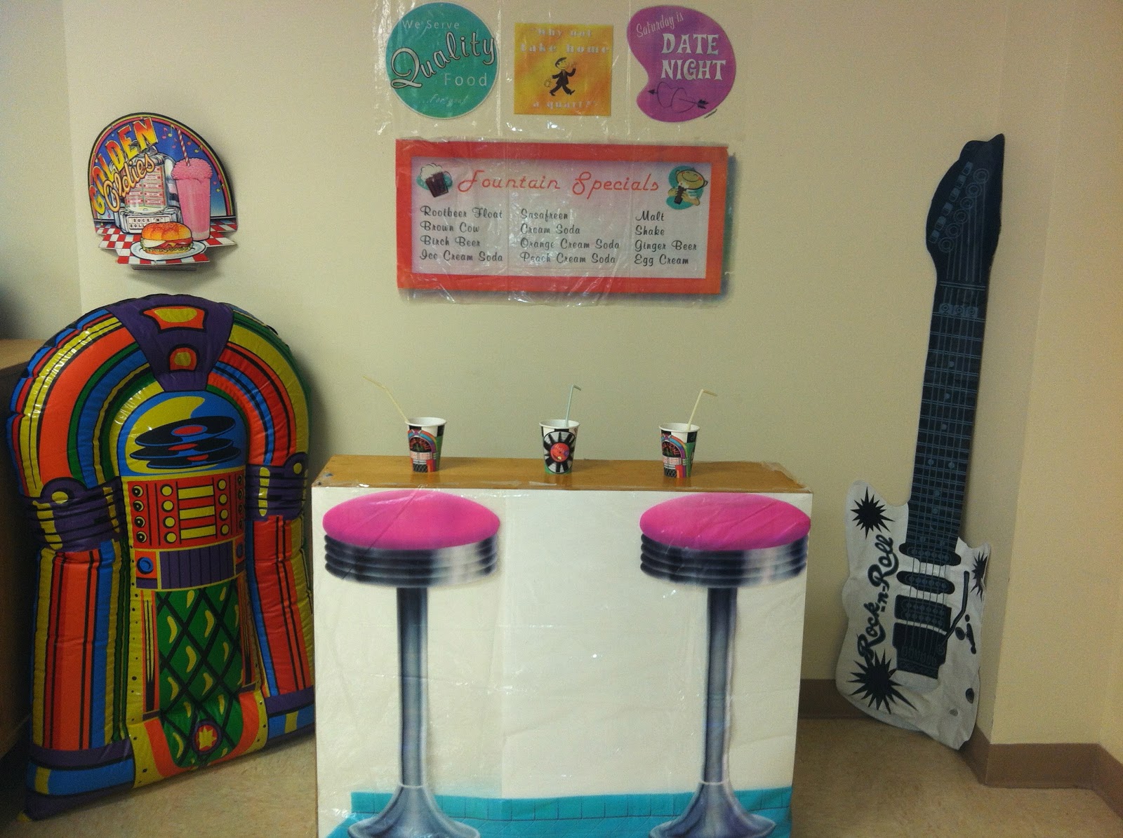 2 Preschool Pals: 50th day Sock Hop