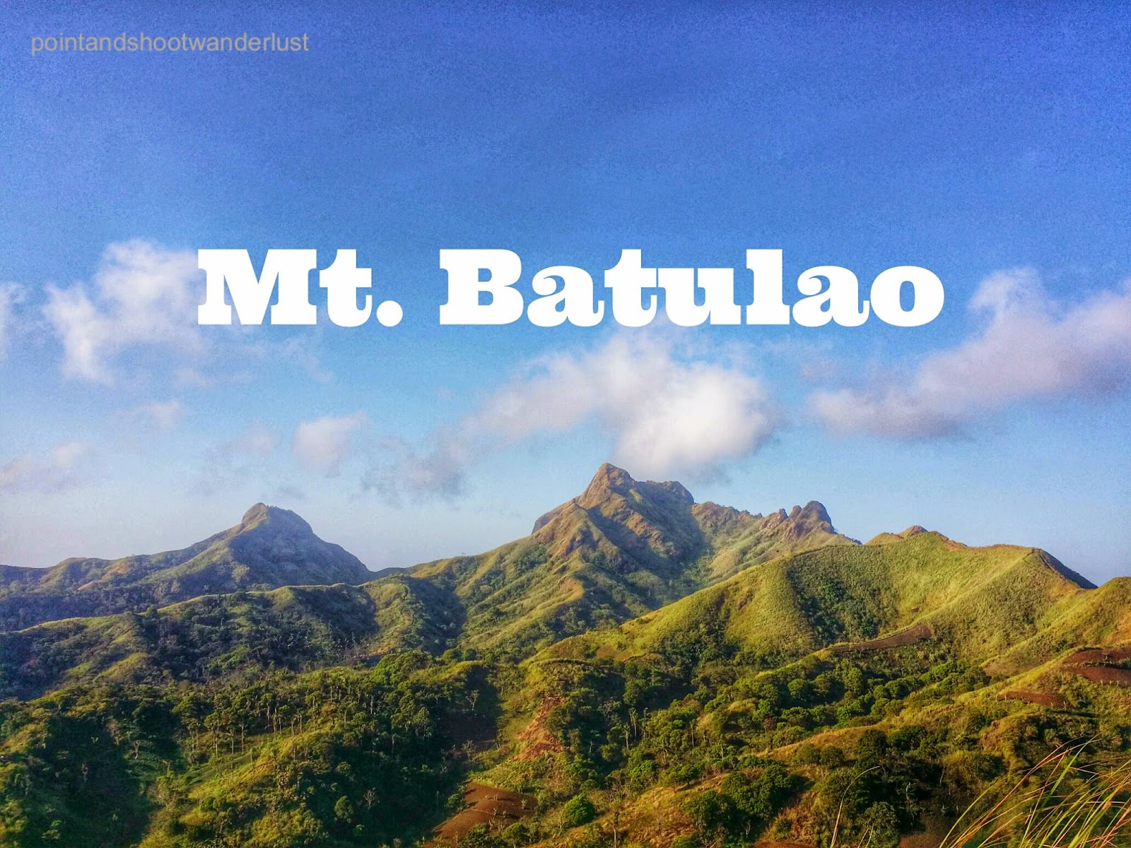 Newbie's Day Hike in Mt. Batulao | Point and shoot + wanderlust