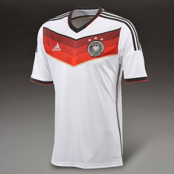 Adidas Germany 2014 Home Replica SS Shirt - White/Black - KEDAI JERSI ...