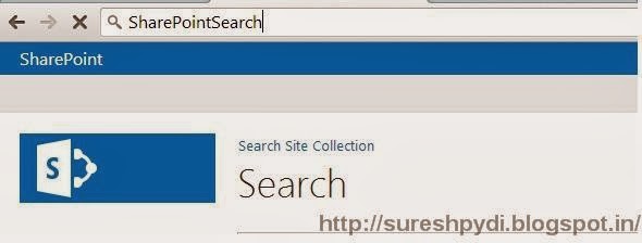 Create SharePoint 2013 custom search engine in Chrome - Things to share