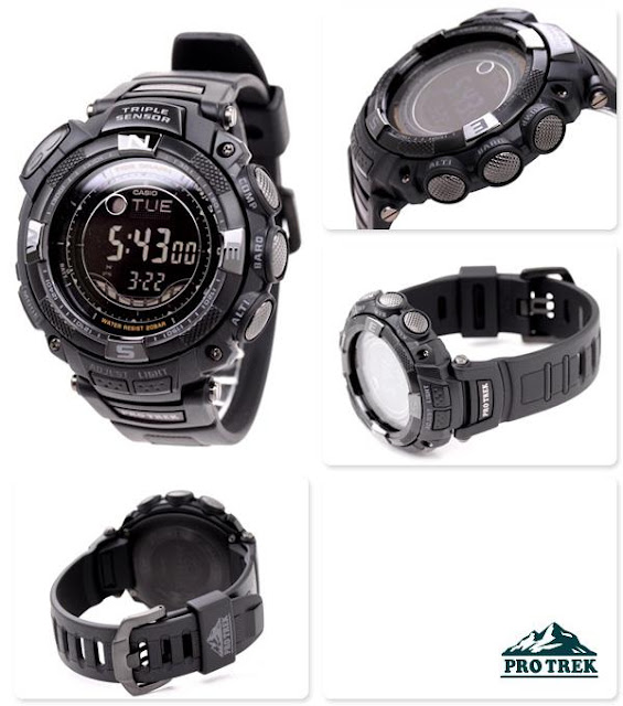 Gecco Cyc (World of Watch): Casio Protrek PRG-130Y-1 All Black