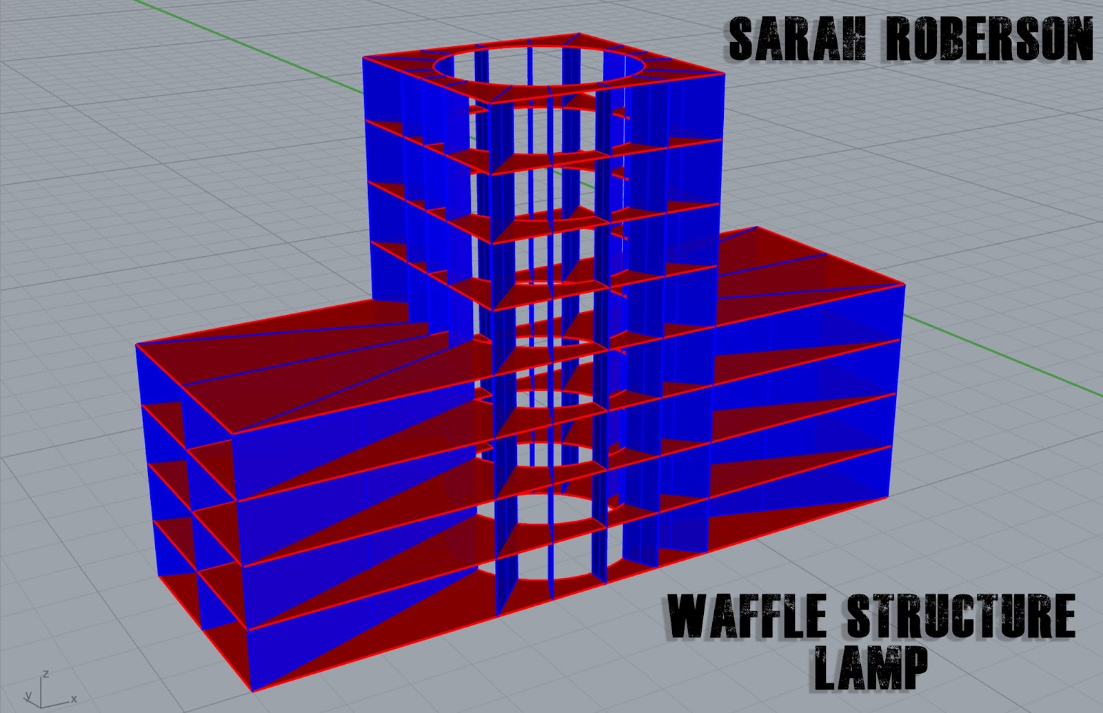 ATEC-FAB UTDallas : Sarah Roberson: Waffle Structure