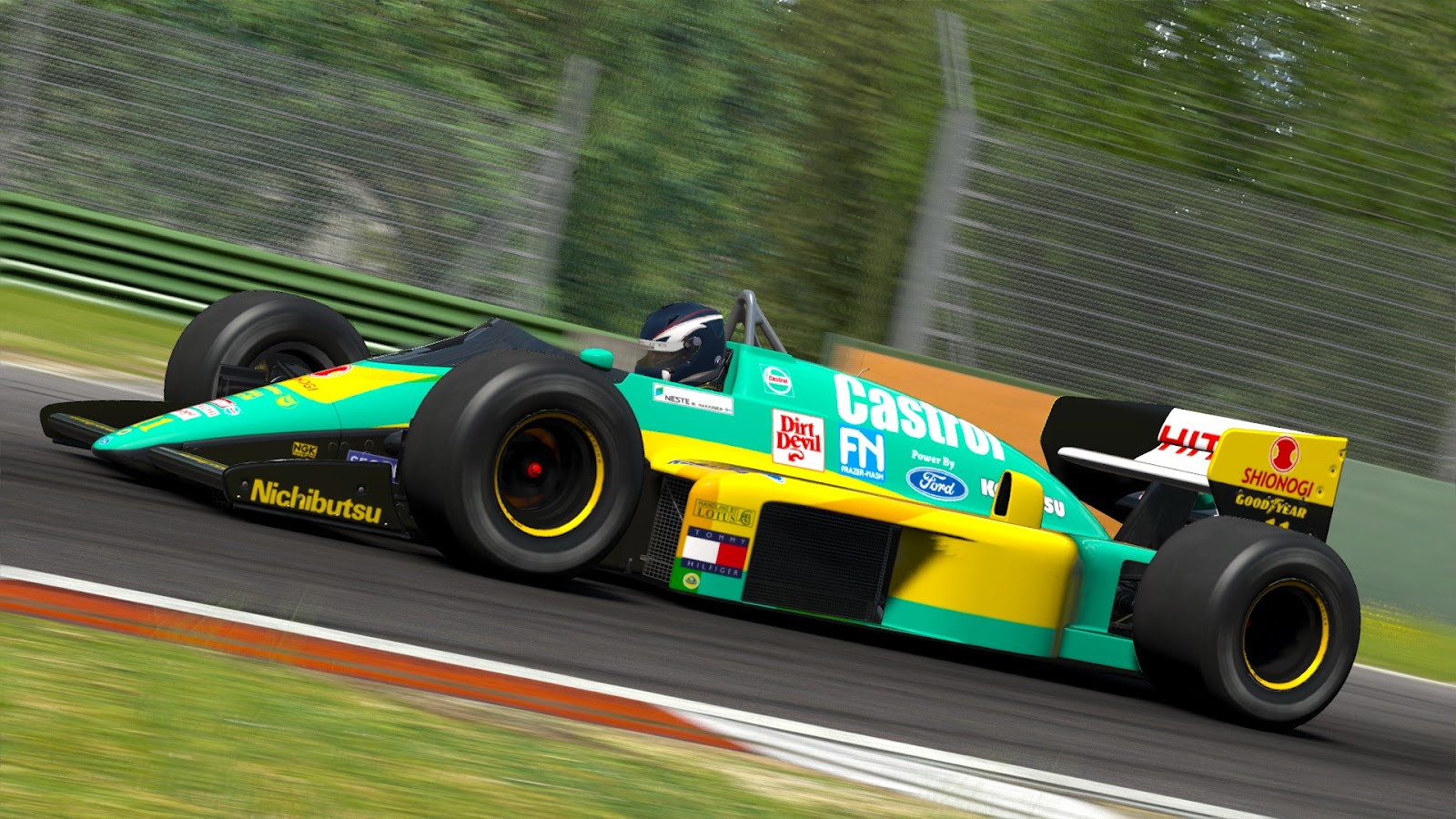 Project - C . A . R . S . SIMRACING: Lotus (98T) F86 Renault Turbo