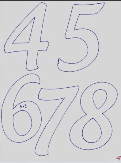 Abecedario de Letras Alargadas | Moldes Gratuitos