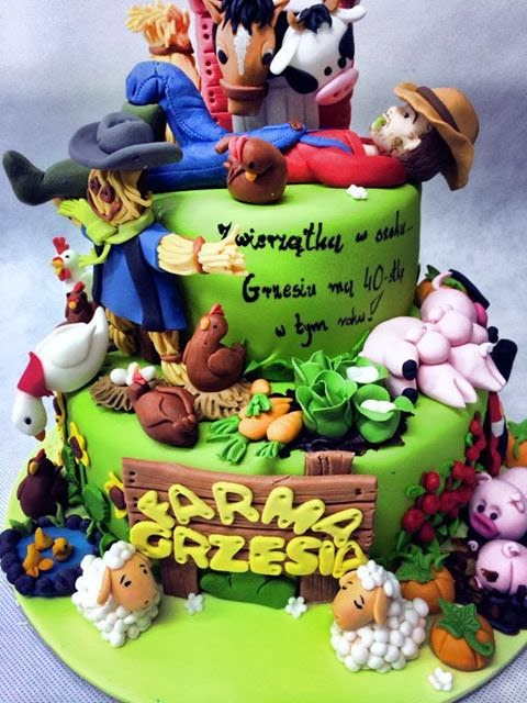 Pracownia Tortów Gdańsk: Tort Farma dla zapalonego farmera :)