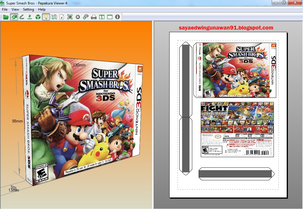 Our World: Papercraft Cover Nintendo 3DS