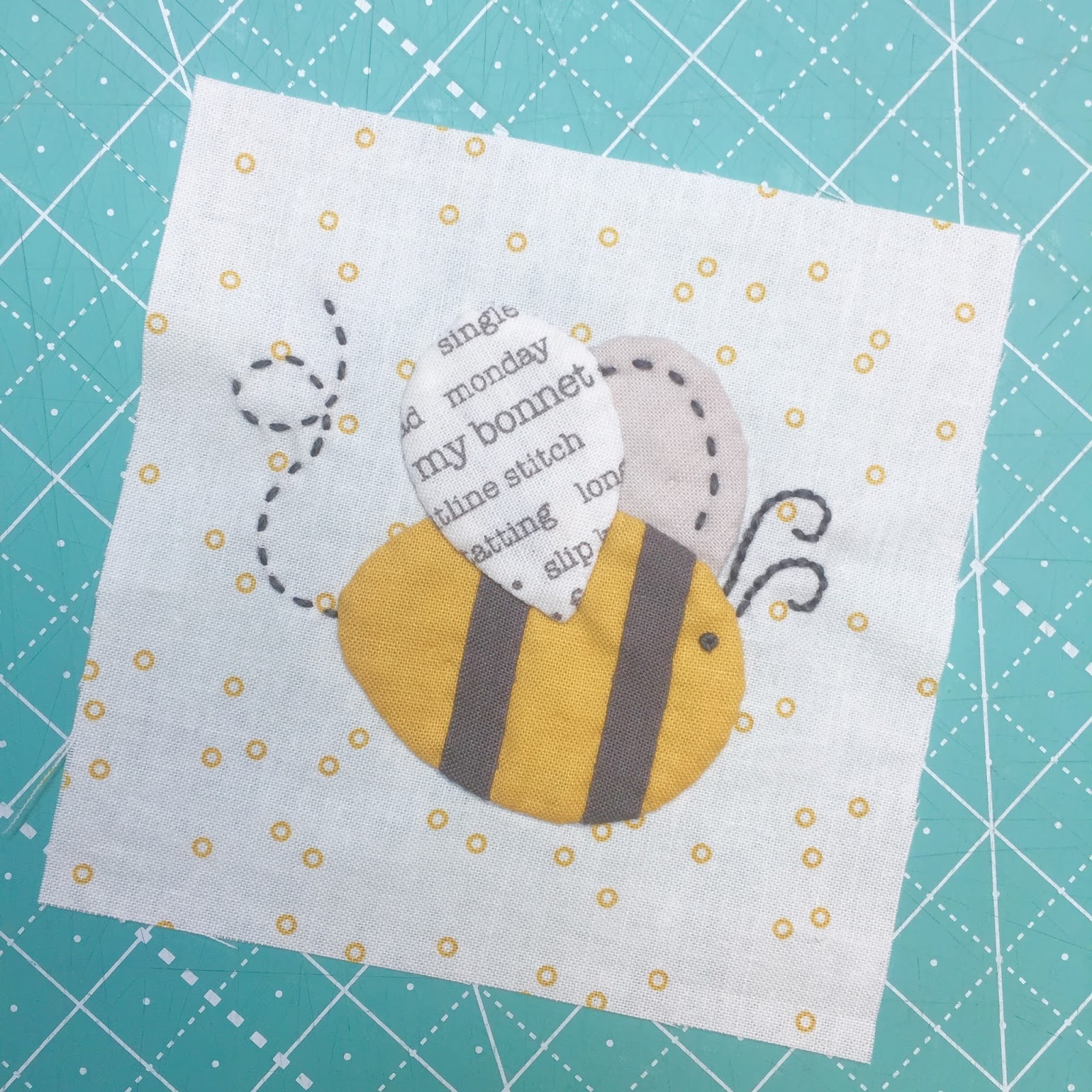 Bee In My Bonnet: Bee Happy Sew Along - Cherries and Bee Tutorials!!