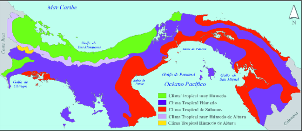 Pamela Gonzalez: Tipos de clima en Panamá