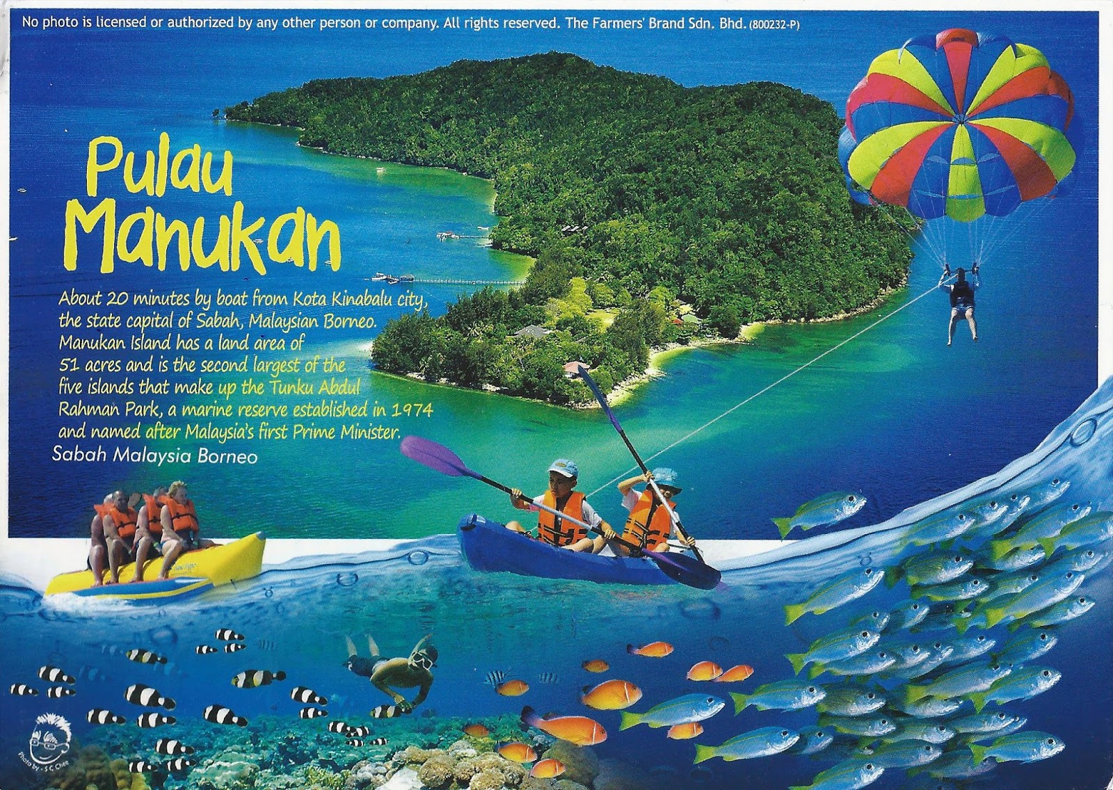 A Journey of Postcards: Manukan Island | Malaysia