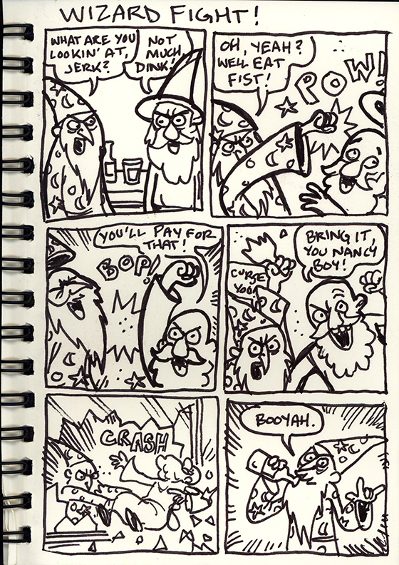 Brendan Tobin: Tiny Terrible Tableside Comics 19