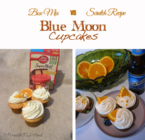 Tried and Twisted: Blue Moon Cupcakes: Recipe Face-Off