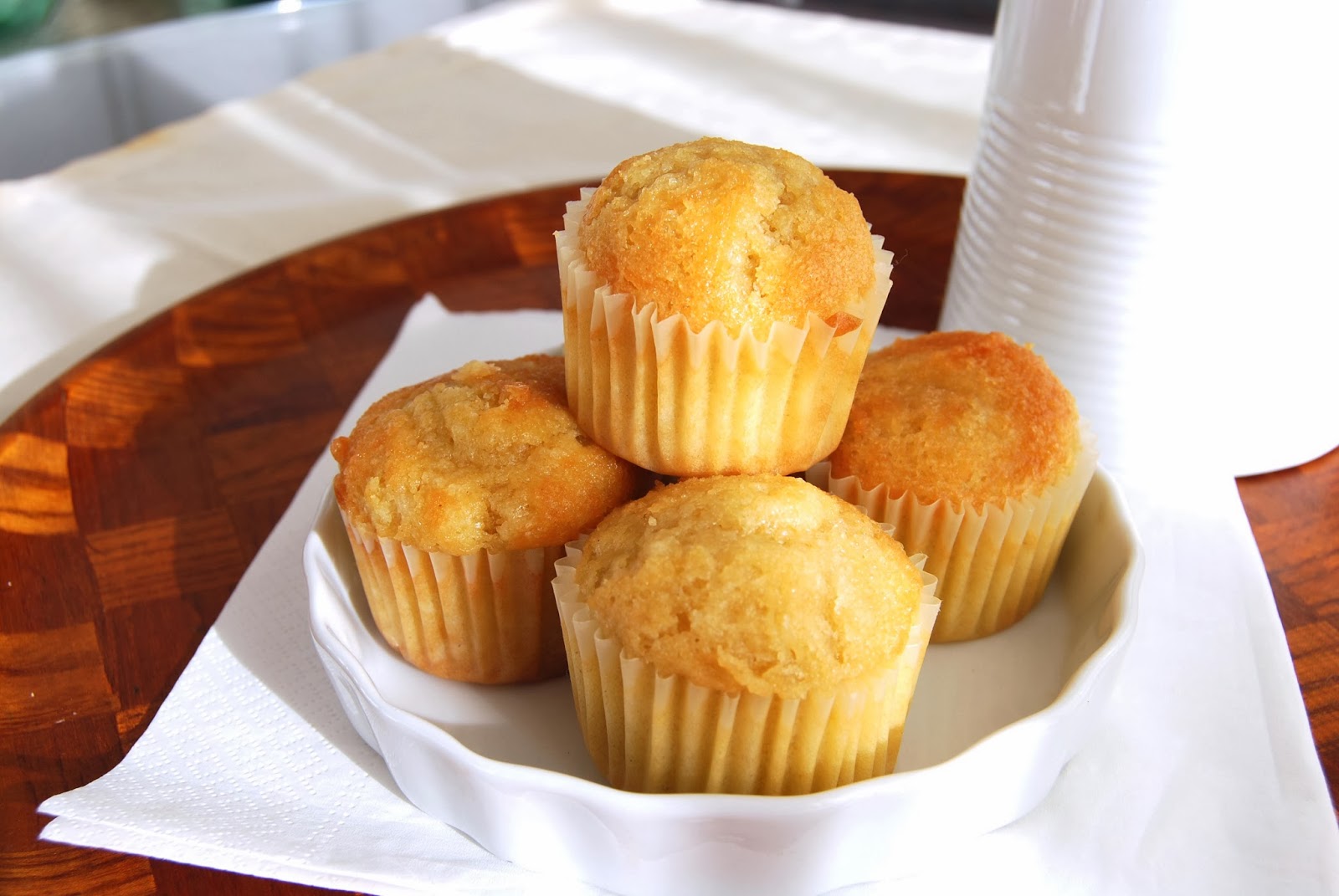 La gata dorada: Receta Magdalenas/ Recipe Magdalenas