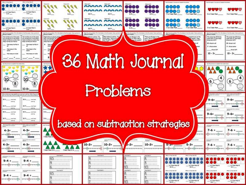 You Might be a First Grader...: 36 Math Journal Problems (Set 3 is done!)