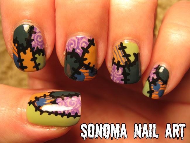 Sonoma Nail Art: 31 Day Nail Art Challenge: Inspired by a Pattern