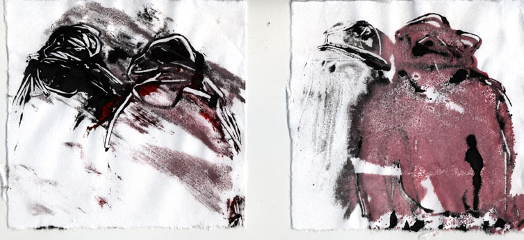 Rochelle Mayer, artiste en arts visuels: Explorations in monotype ...