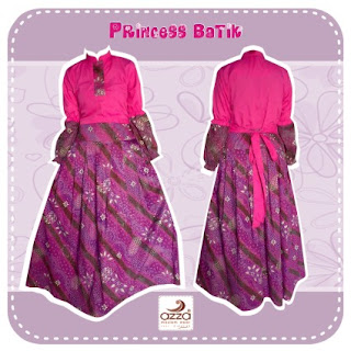 Butik Batik Dhie .::.: Gamis Princess Ungu [SOLD OUT]