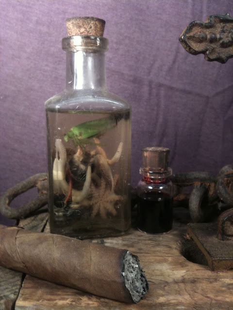 Rusty Eyeball Creations: Voodoo Alter Night Light