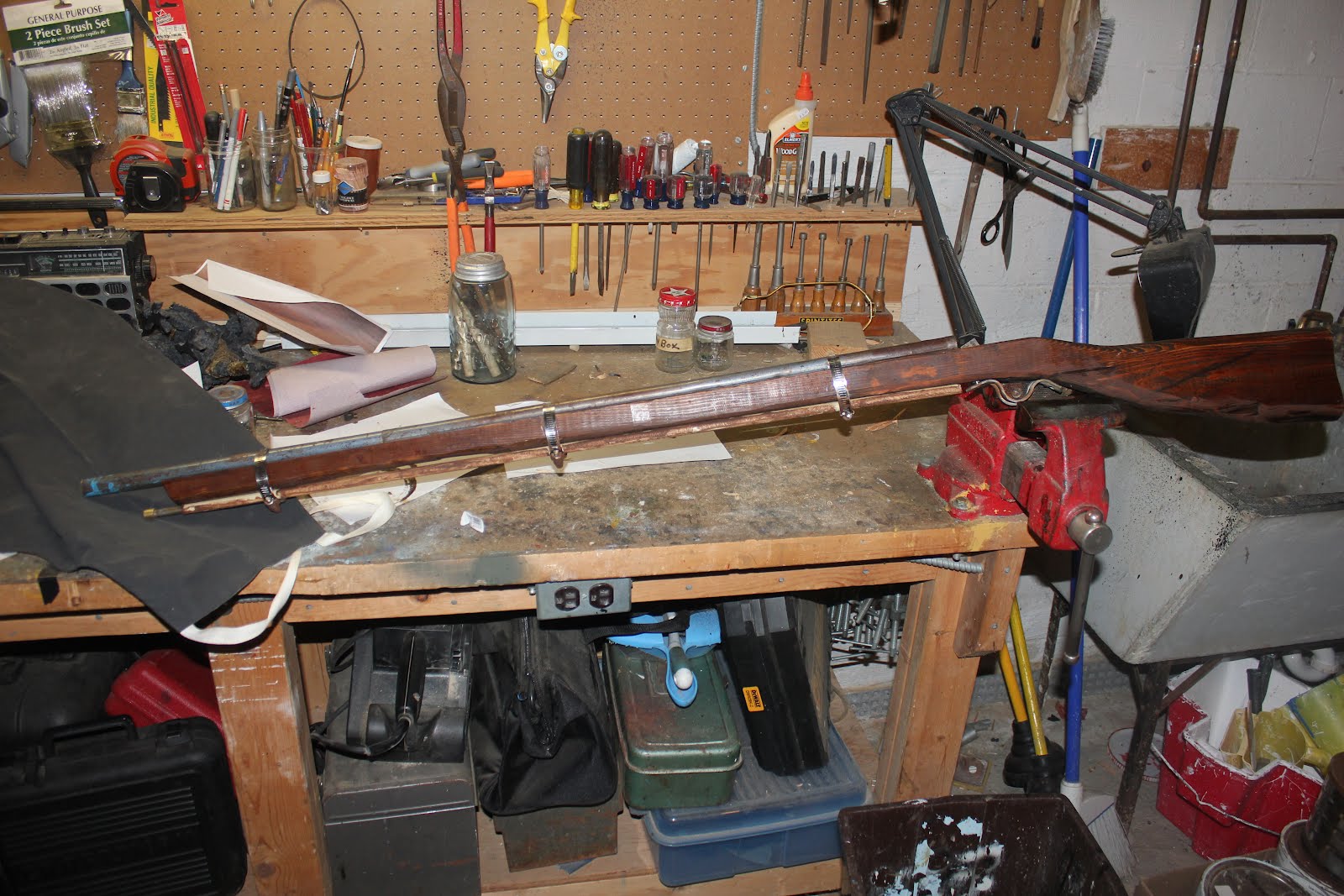 The Company 'Q' Dispatches: The Completed Handmade Drill Rifle.