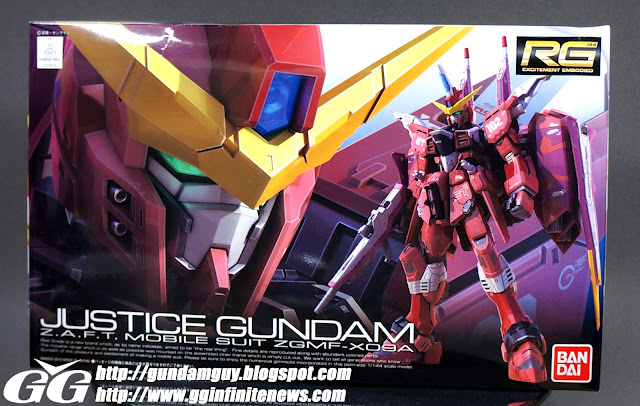 GUNDAM GUY: RG 1/144 Justice Gundam - Bandai Sample Arrived @ GG INFINITE