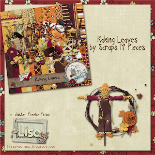 Lisa's Scraps: Raking Leaves