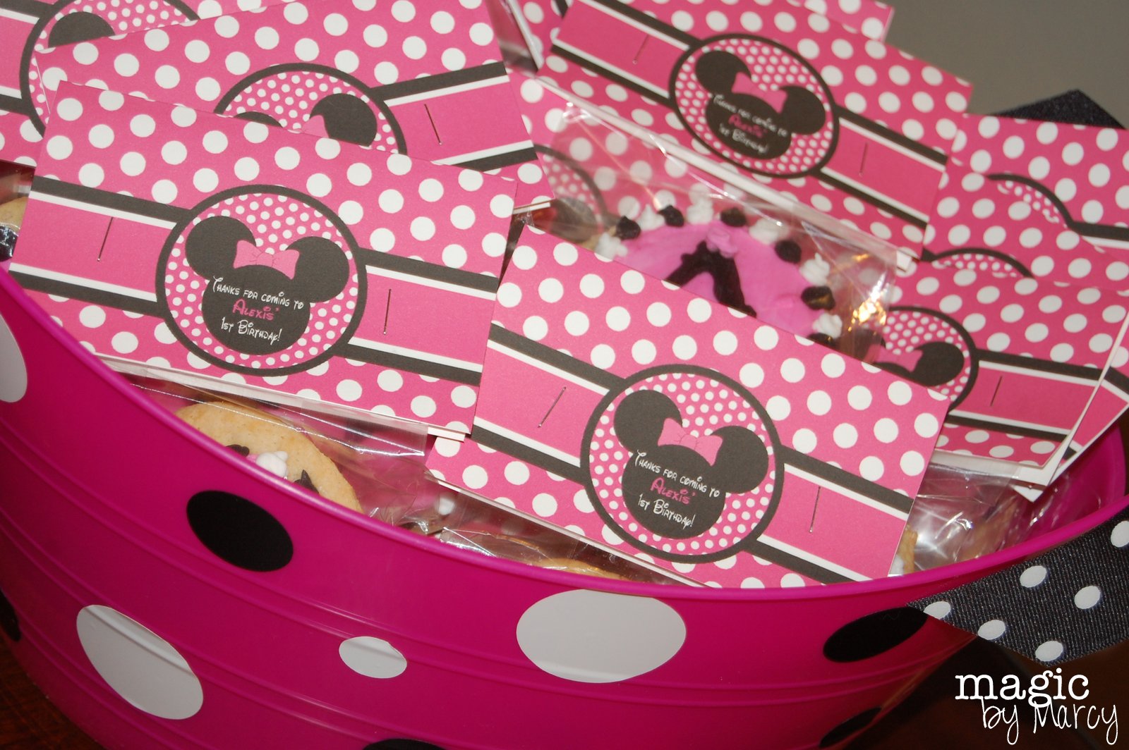 Muffins with Minnie First Birthday Party - Magic By Marcy