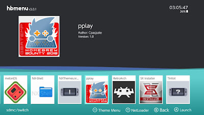 ニンテンドースイッチ 動画再生ソフトpplay紹介