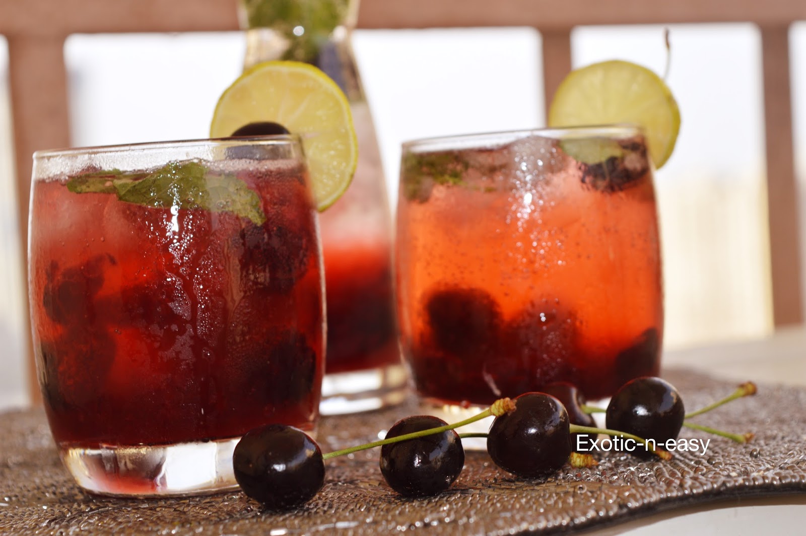 exotic-n-easy cooking: Cherry Peach Lemonade
