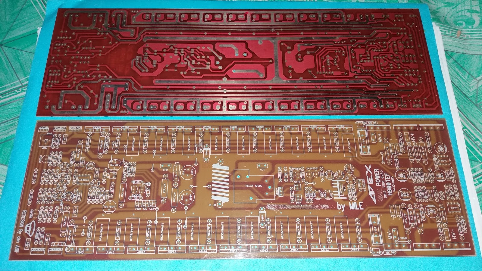 Power Amplifier para Profesional: PCB (Bahan Fiber FR4 RoHS Finishing ...