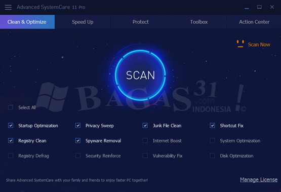 Advanced SystemCare Pro v11.0.3.186 Full Version - Magz Premium