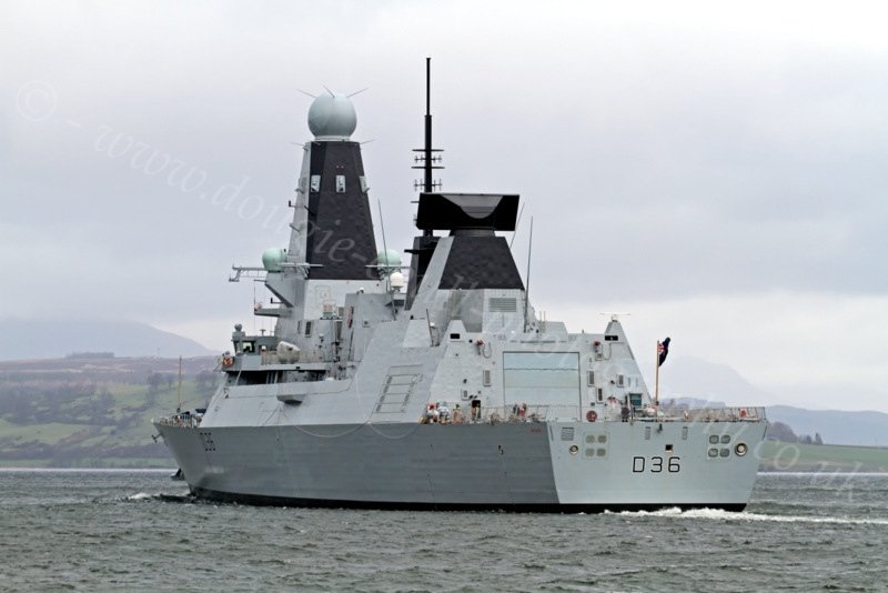 Dougie Coull Photography: HMS Defender - Sea Trials