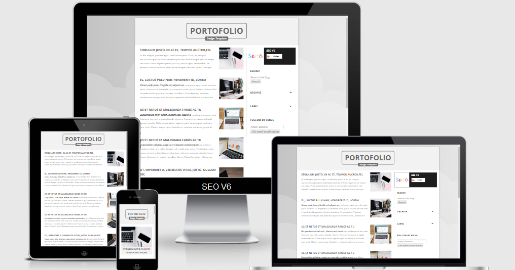 Portfolio Responsive Blogger Template