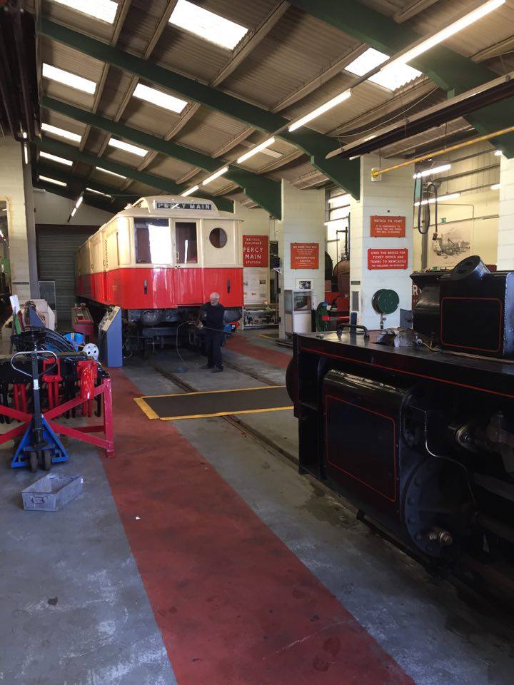 North Tyneside Steam Railway: Ashington No.5 Steam Test