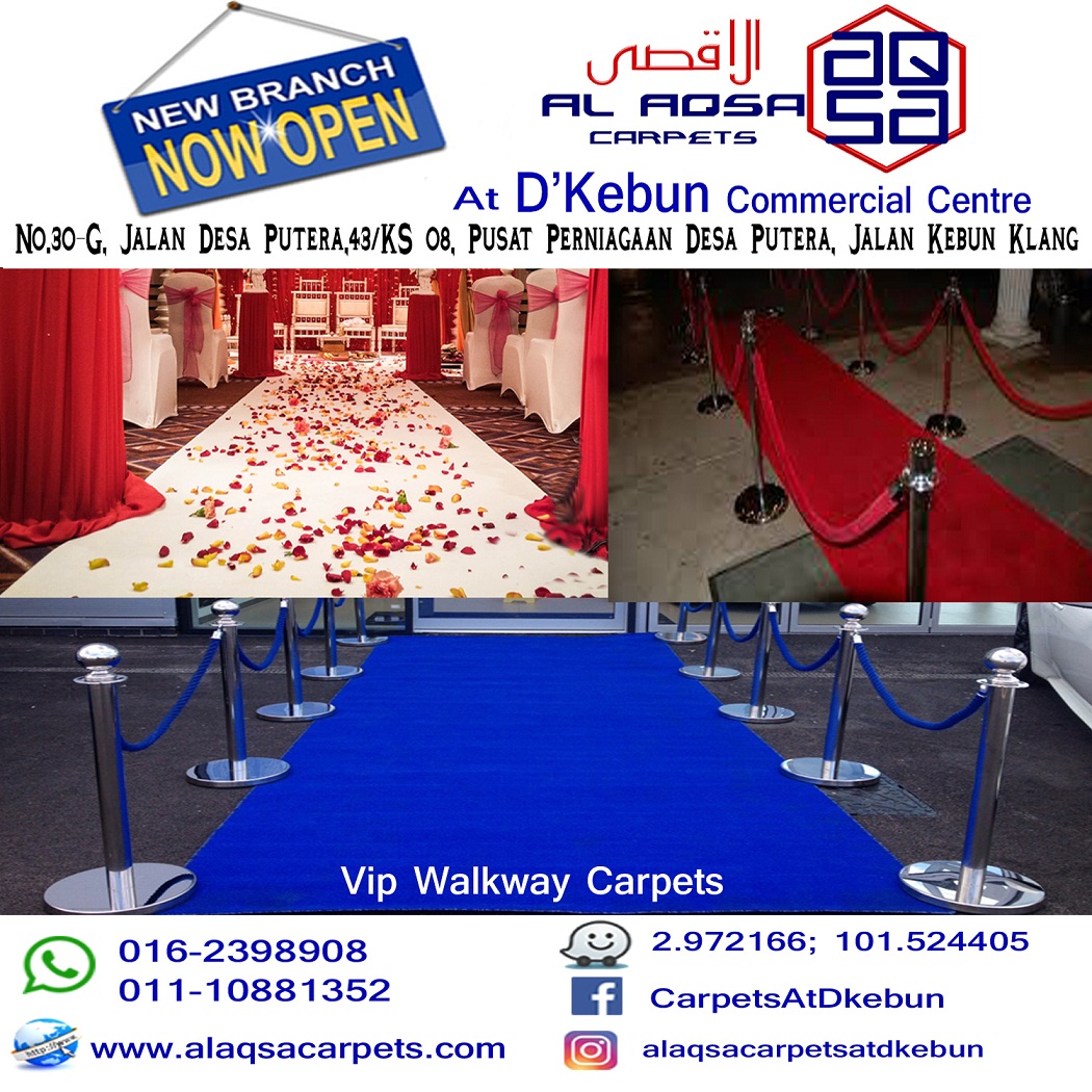 Flooring Supplier In Malaysia: VIP WALKWAY CARPETS VIP RED CARPETS MAKE ...