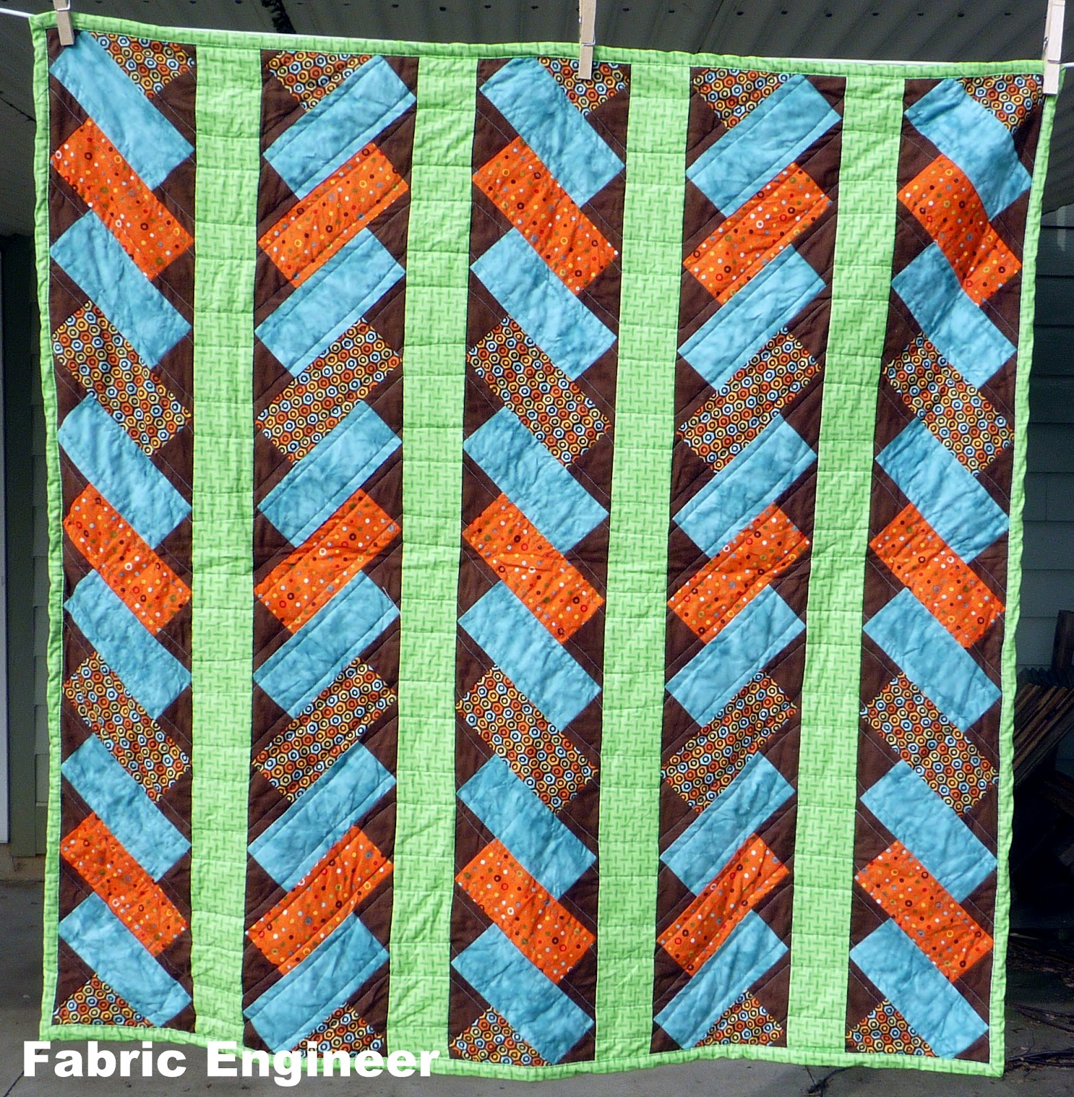 Fabric Engineer: Quilt 11: finished!
