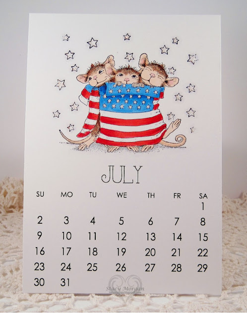 Twinshappy: July Calendar page