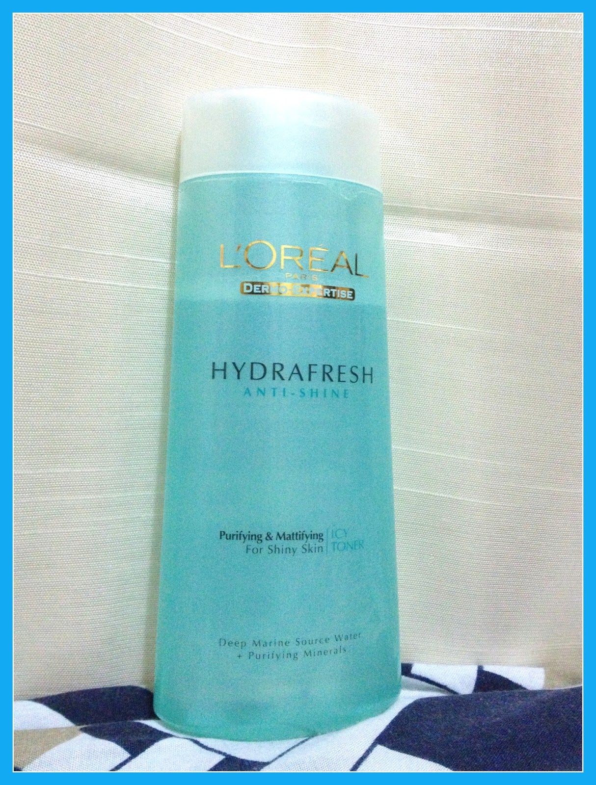 L'OREAL PARIS DERMO-EXPERTISE HYDRAFRESH TONER REVIEW | callmekristine