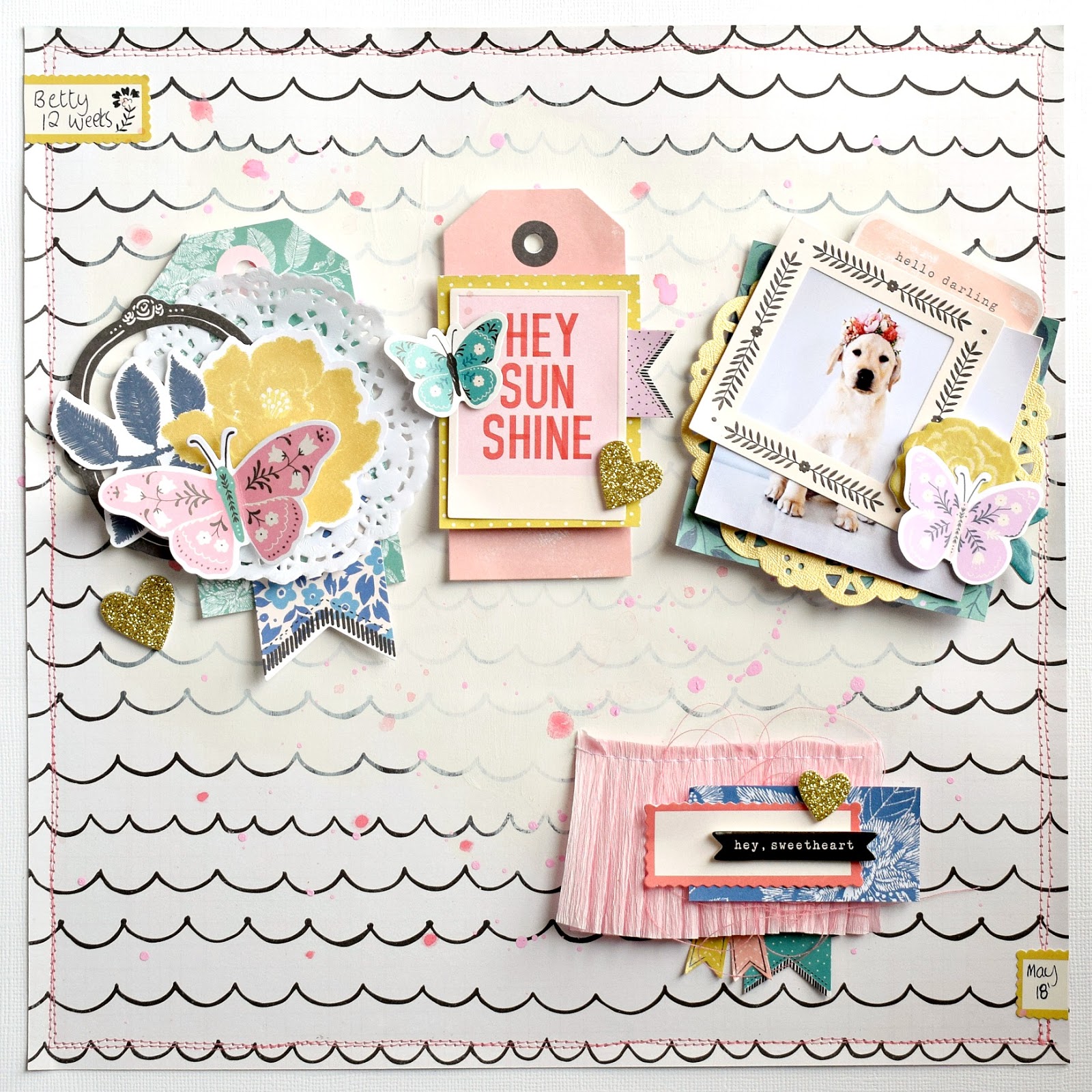mack girl creates: Anna's Craft Cupboard August Challenge - Hey Sweetheart