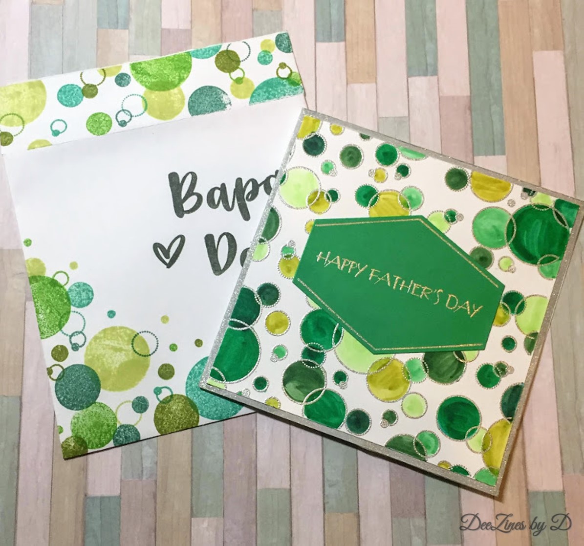 Coordinating Father's Day Card Envelopes