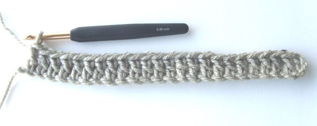 Hekel Idees: Mandjieweef Steek / Basketweave Stitch