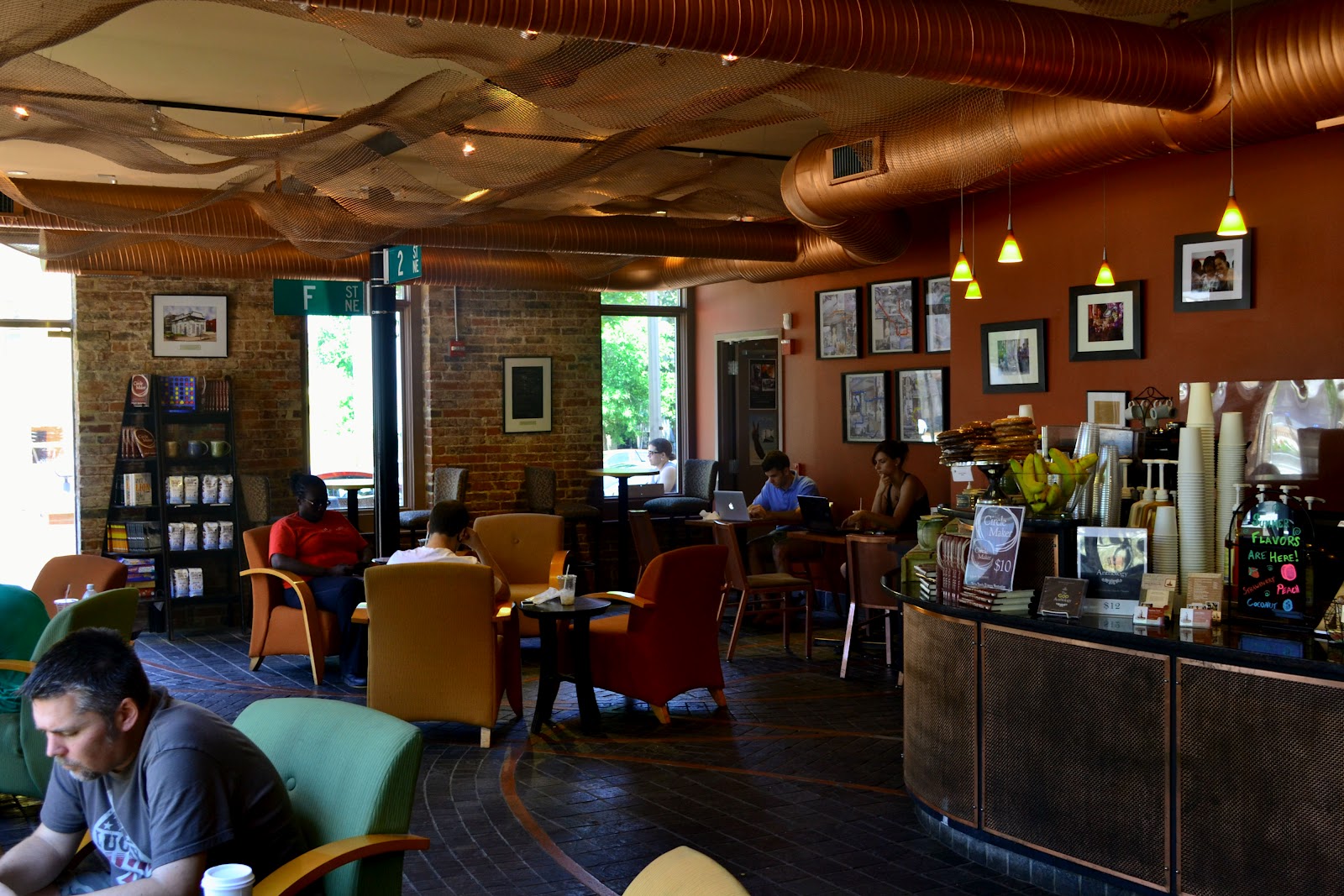 Samantha's Brewed Awakening: Ebenezers Coffeehouse: F & 2nd NE