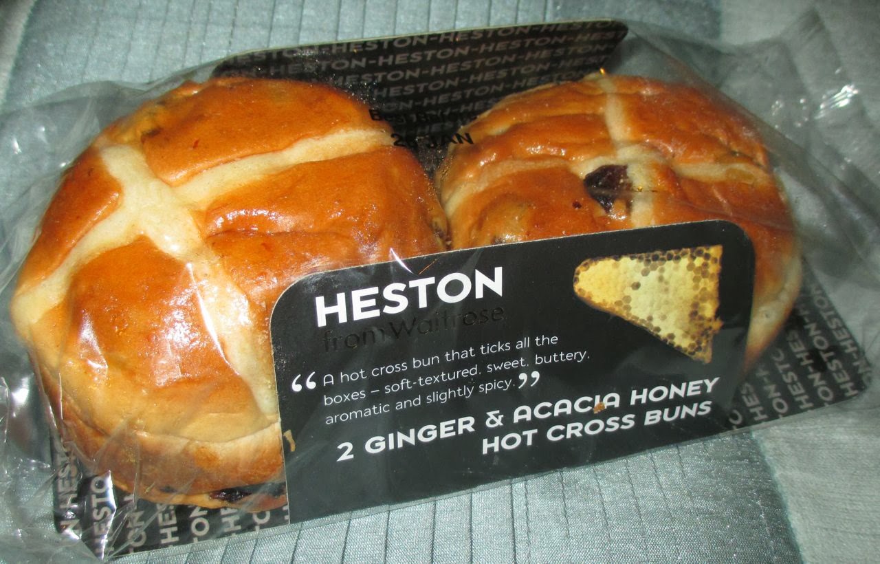 FOODSTUFF FINDS: Heston - Ginger & Acacia Honey Hot Cross Buns ...