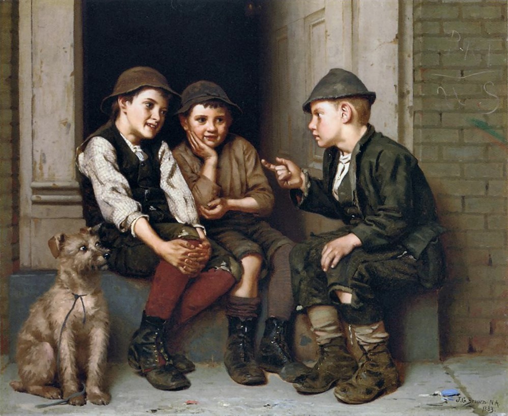 John George Brown | Pittore di genere | Tutt'Art@ | Masterpieces