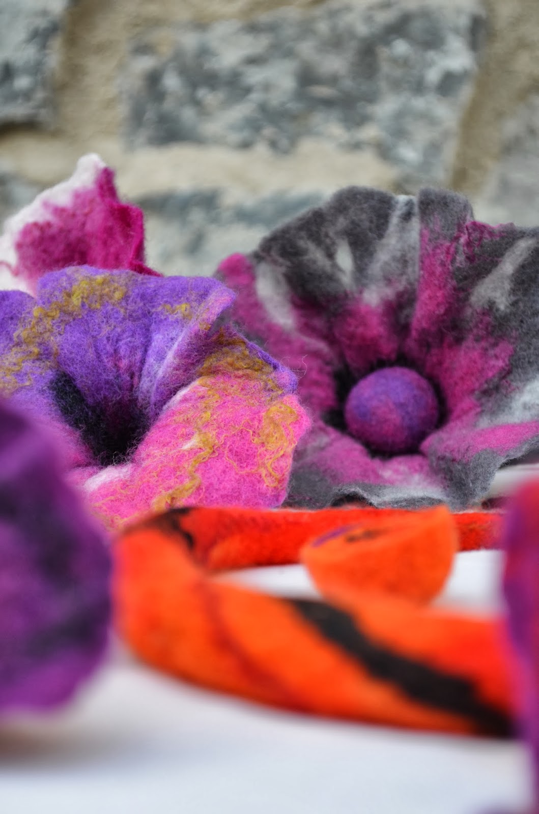 Shirleys loves, laughs and Creations.: Wet felting Jewellery on the ...