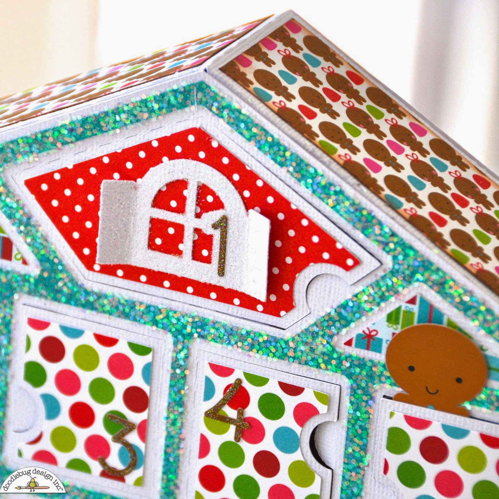 Court's Crafts: 3-D Advent Calendar - Doodlebug Style