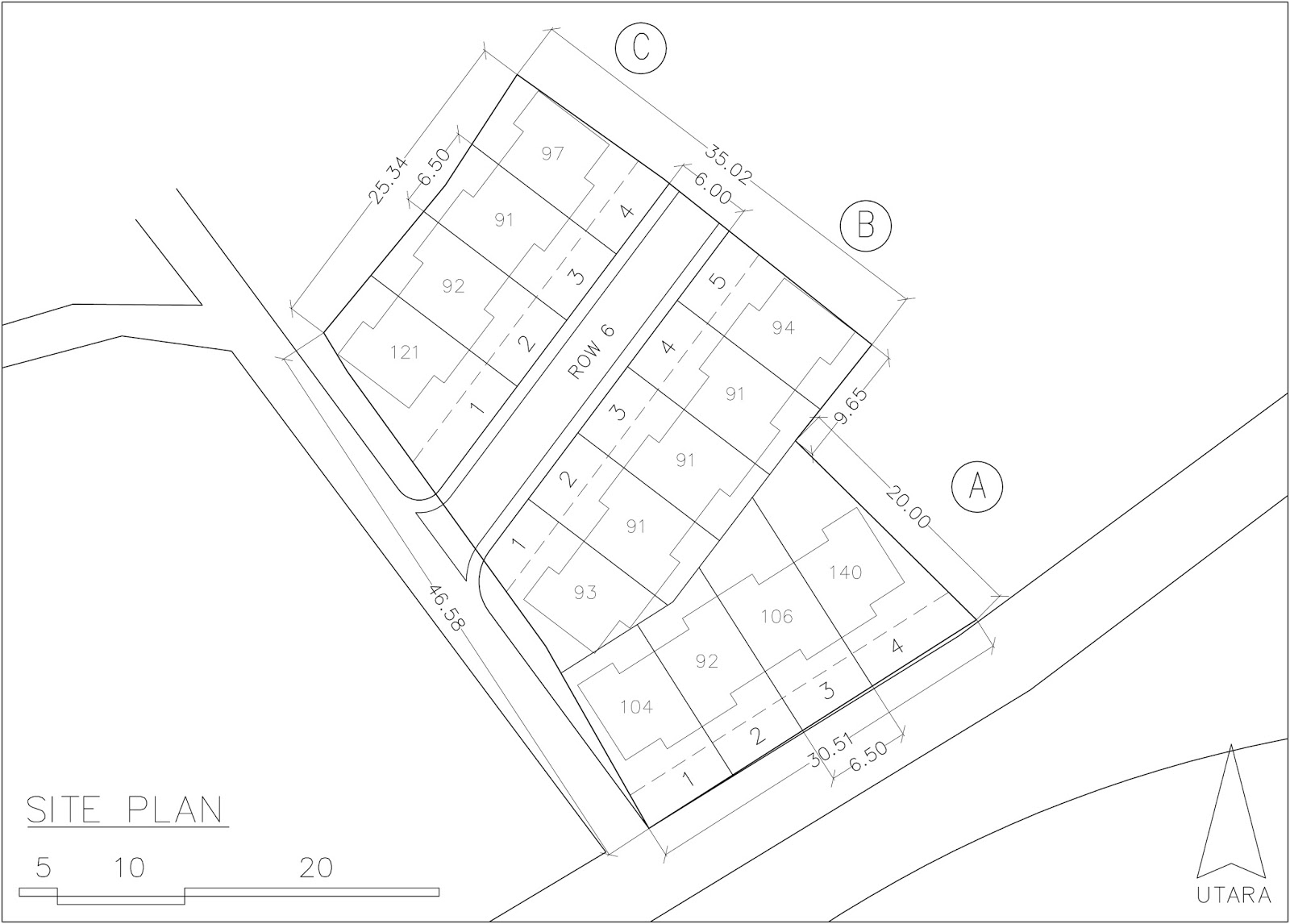 Mini Town House | Jasa Pembuatan Site Plan