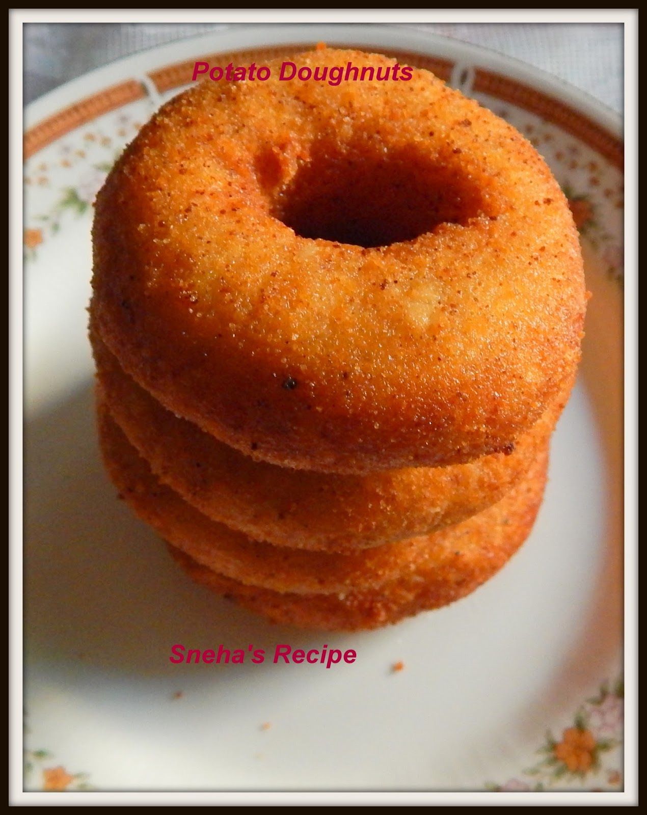 Potato Doughnuts / Donat Kentang - Indonesia - Savory Doughnuts - Sneha ...