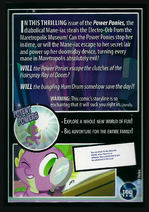 MLP Power Ponies Comic Trading Cards | MLP Merch