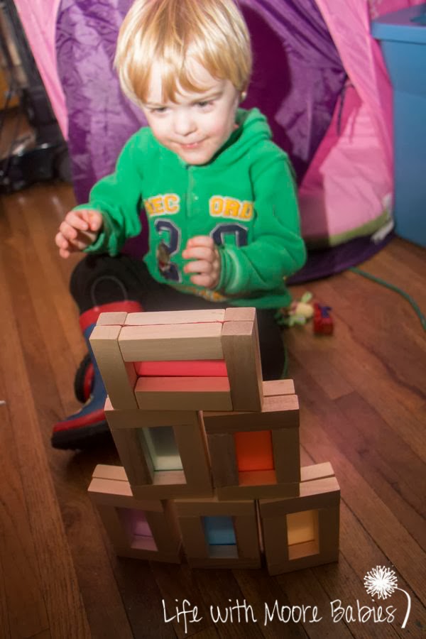 DIY Color Window Blocks - Life with Moore Babies